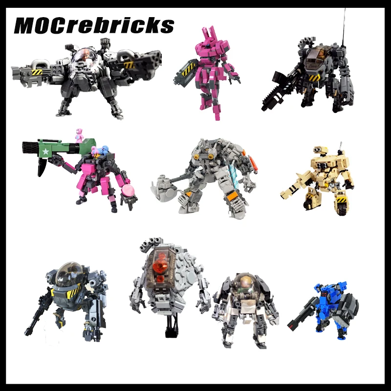 Classic-Movie-Mecha-Series-Building-Block-Little-MINI-MOC-Robot-DIY ...