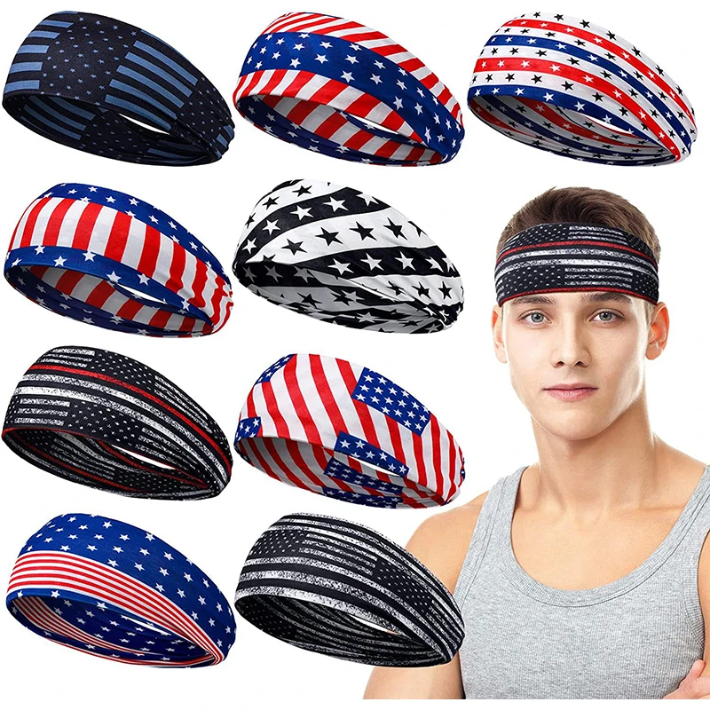 Elastic-Men-Headband-Sport-Sweatband-Yoga-Women-Sport-Jog-Tennis ...
