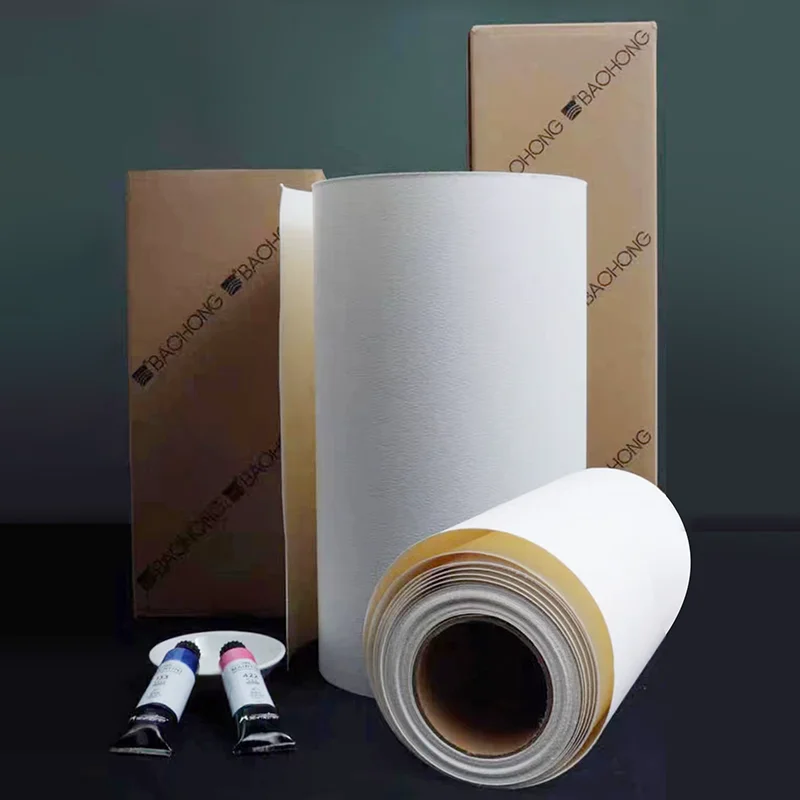 27cmx10m-BAOHONG-Watercolour-Paper-Roll-100-Cotton-140lb-300g-Academy ...