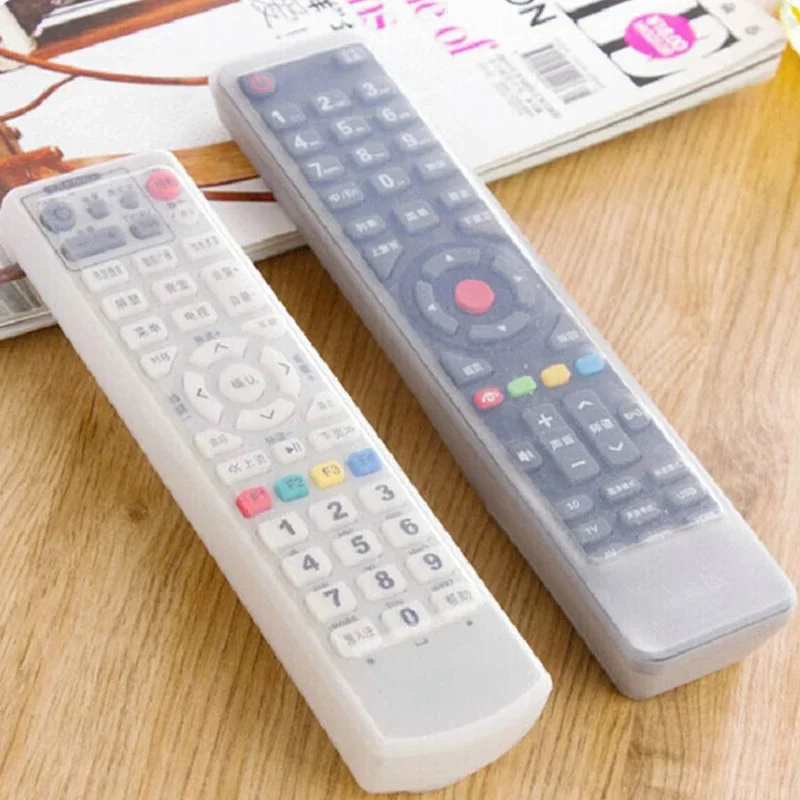 Universal-Waterproof-Silicone-TV-Remote-Control-Cover-Clear-Shrink-Film ...