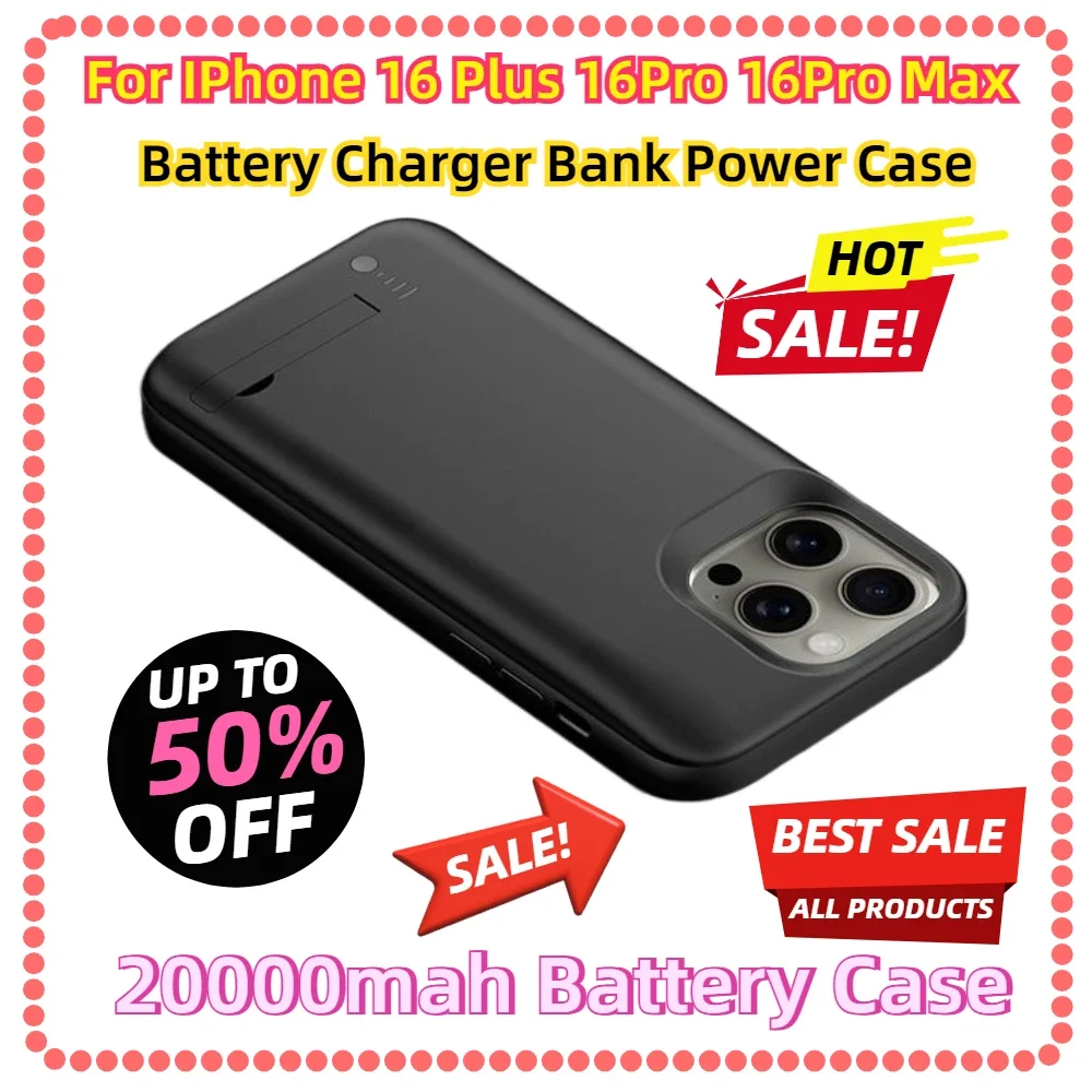 For-IPhone-16-Plus-16Pro-16Pro-Max-Battery-Charger-Bank-Power-Case ...