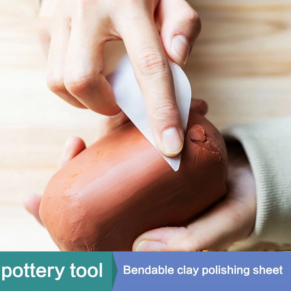 Pottery Tools Bendable Clay Polishing Sheet Plastic Sheet Clay ...