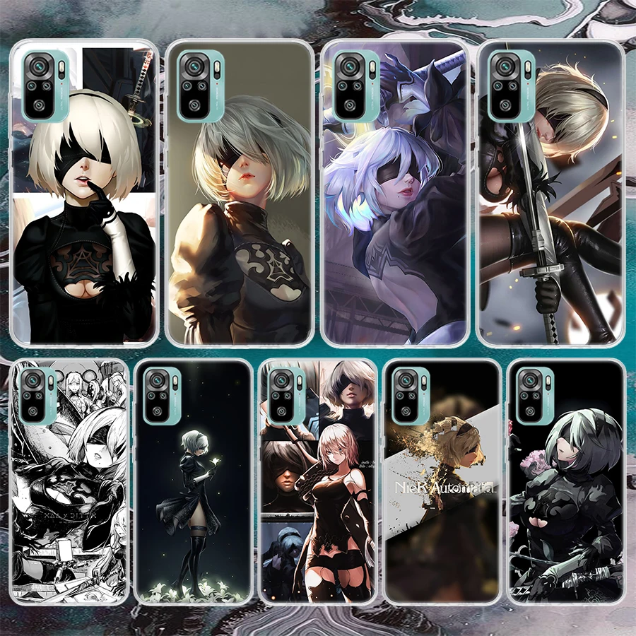 2B-Nier-Automata-Anime-Soft-Phone-Case-For-Xiaomi-Redmi-Note-12-12S-13 ...