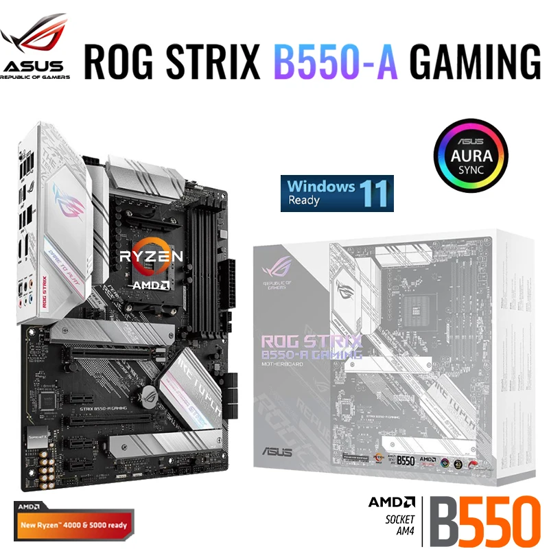 ASUS-ROG-STRIX-B550-A-GAMING-AM4-Motherboard-AMD-Ryzen-3rd-DDR4-128GB ...