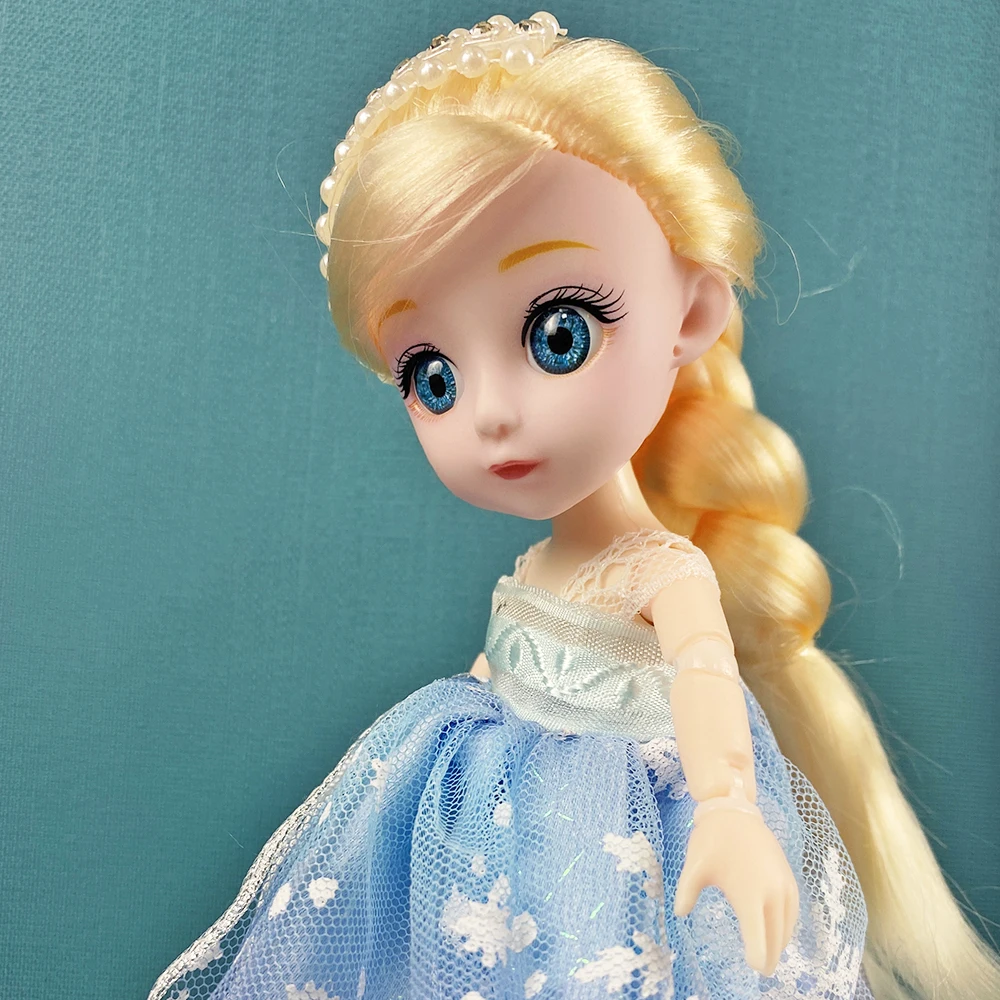 1-12-Mini-BJD-Princess-Fashion-Jointed-Body-Dress-For-Doll-16CM ...