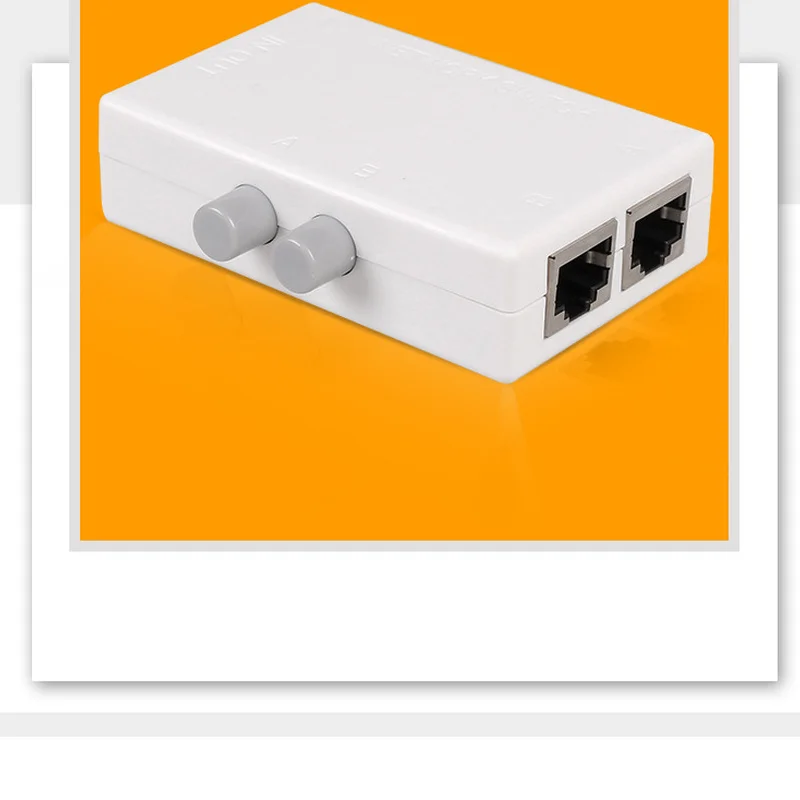 Mini 2 Port Rj45 Rj-45 Hálózati Kapcsoló Ethernet Network Box Switcher ...