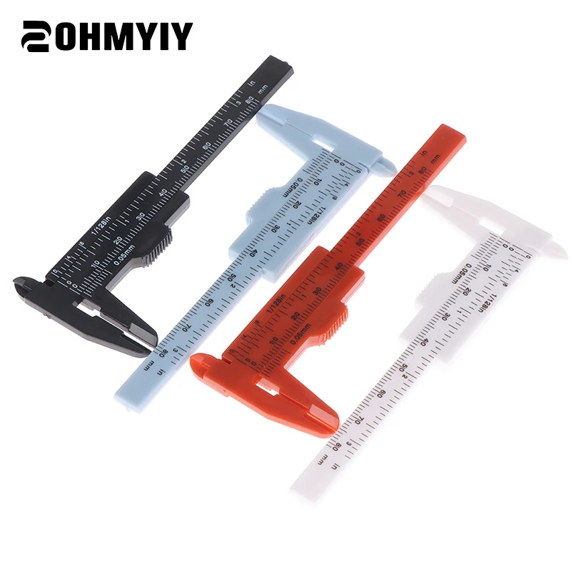 Portable-Double-Scale-80MM-Plastic-Eyebrow-Measuring-Vernier-Caliper ...