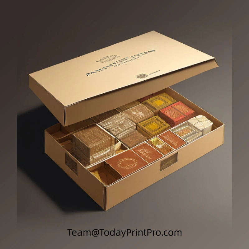 Rigid Box With Food