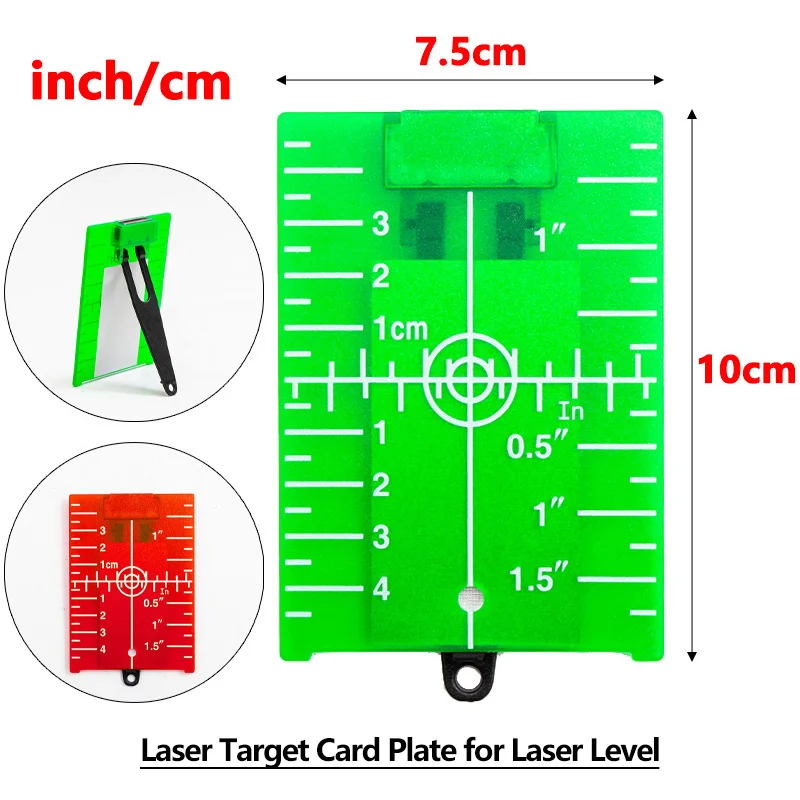 Laser Target Card Plate Reflective Magnetic Board For Green/Red Laser ...