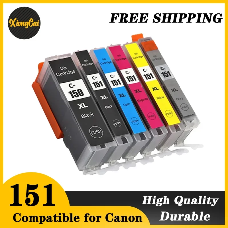 For-PGI-150-CLI-151-Ink-Cartridge-For-canon-PIXMA-IP7210-MG5410-MG5510 ...