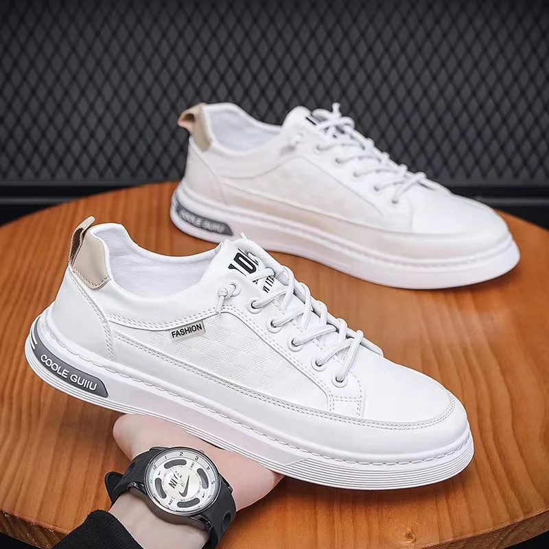 Mens Sneakers Vulcanize Cheap | Cheap White Sneakers Men | Cheap Spring ...