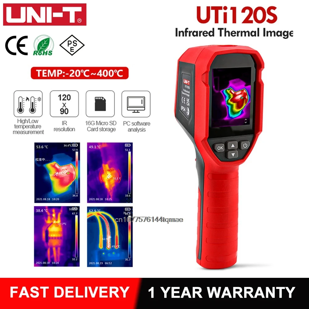 UNI-T-UTi120S-Infrared-Thermal-Imager-Handheld-Temperature-Thermal ...