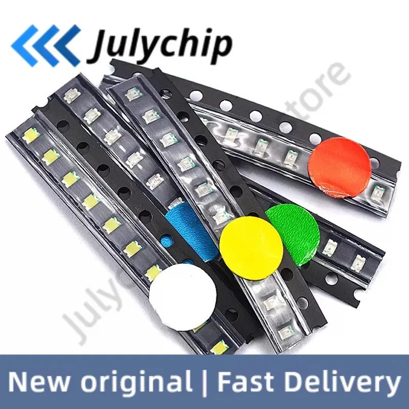 100PCS-0603-SMT-LED-Kit-Red-Yellow-Blue-Green-White-5-colors-20pcs ...