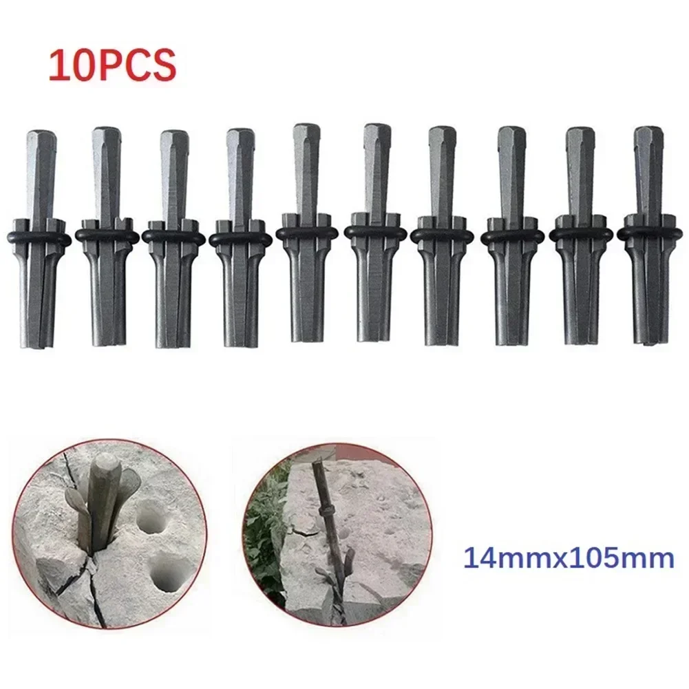 10PCS 9/16 Inch Plug Shim & Wedge Wedge & Feather Shims Concrete Rock ...