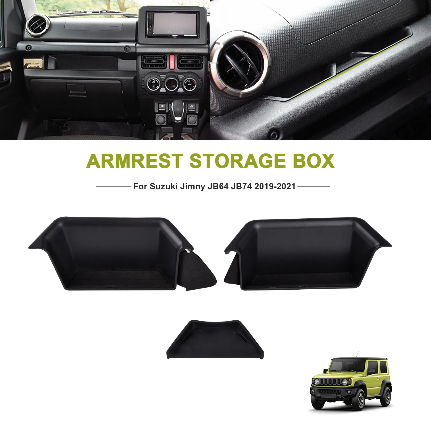 Car-Copilot-Armrest-Handle-Storage-Box-Organizer-Tray-Holder-Stowing-Tidying-For-Suzuki-Jimny ...