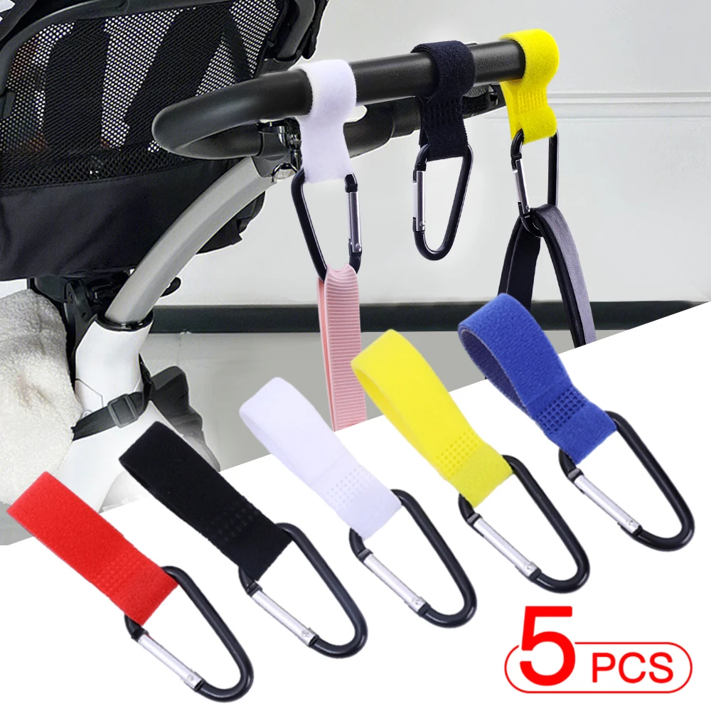 5-3-1Pcs-Baby-Stroller-Hook-Hanging-Strap-Hook-and-Loop-Pram-Stroller ...