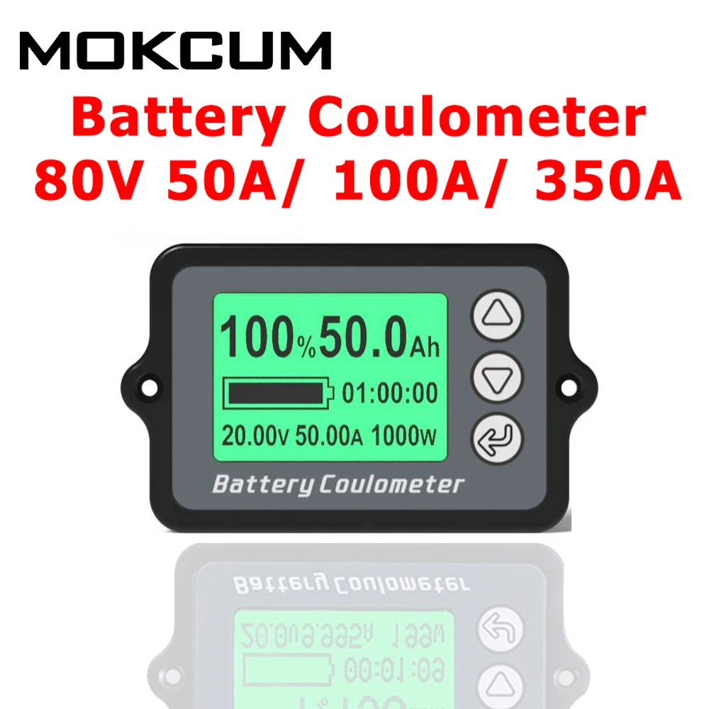Battery Coulometer TK15 Coulomb Meter Battery Capacity Tester 80V 50A ...