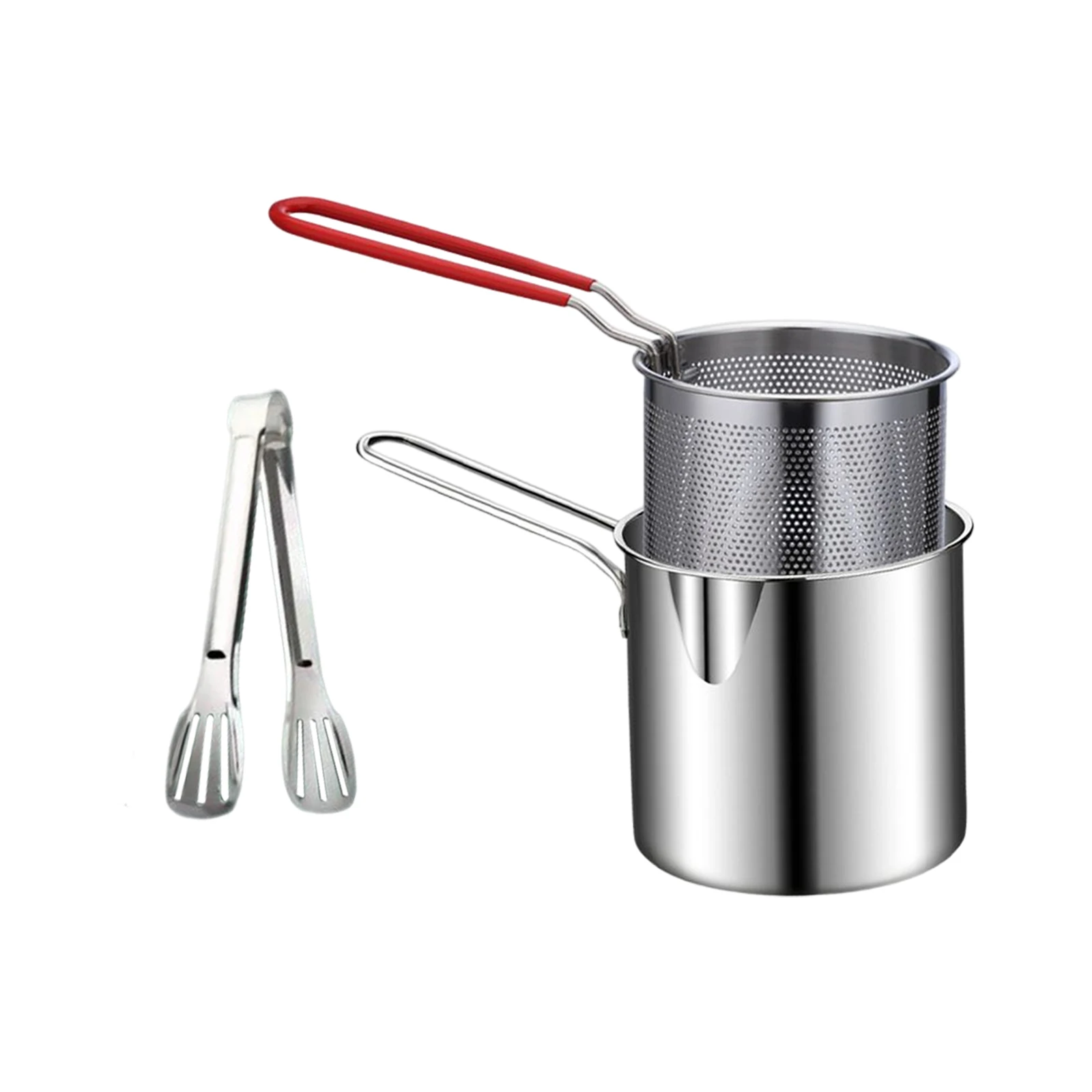 Portable Deep Frying Pot Deep Frying Tempura French Fries Fryer With ...