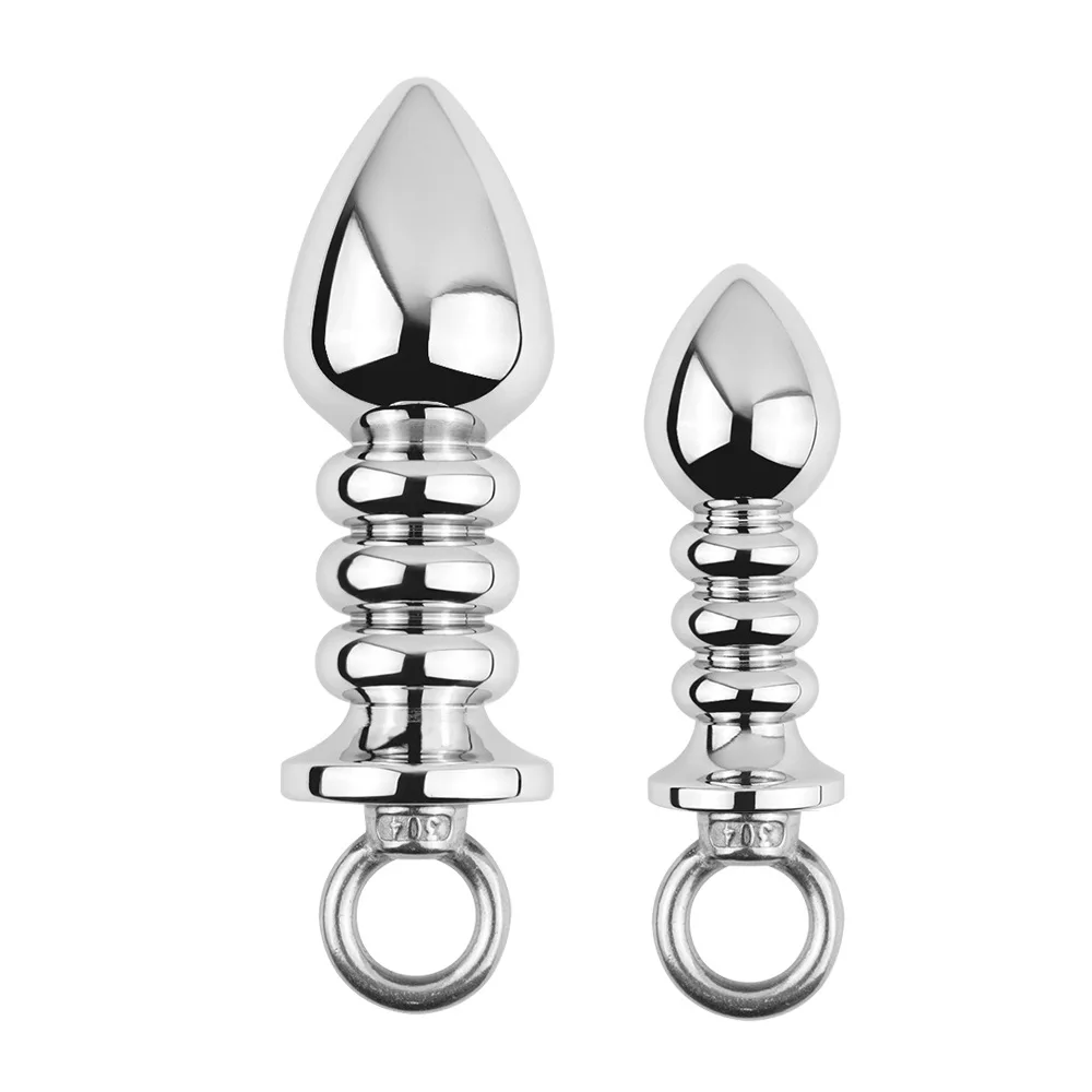 Metal Anal Plug Butt Plug Dilator Prostate Massager Anal Beads Stopper