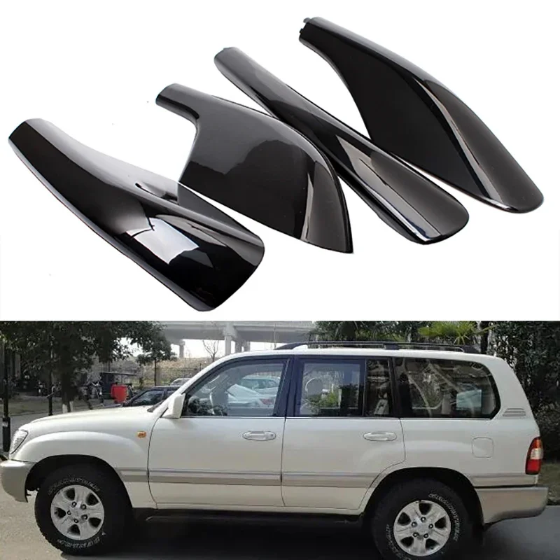 4pcs-Roof-Rack-Bar-Rail-End-Cap-Case-Exterior-Accessories-For-Toyota ...