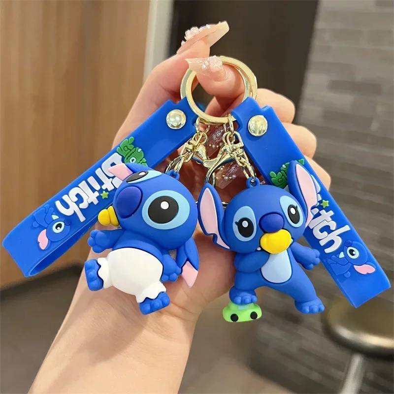 Creative-Disney-Cartoon-Stitch-and-Scrump-Figure-Keychain-Car-Pendant ...