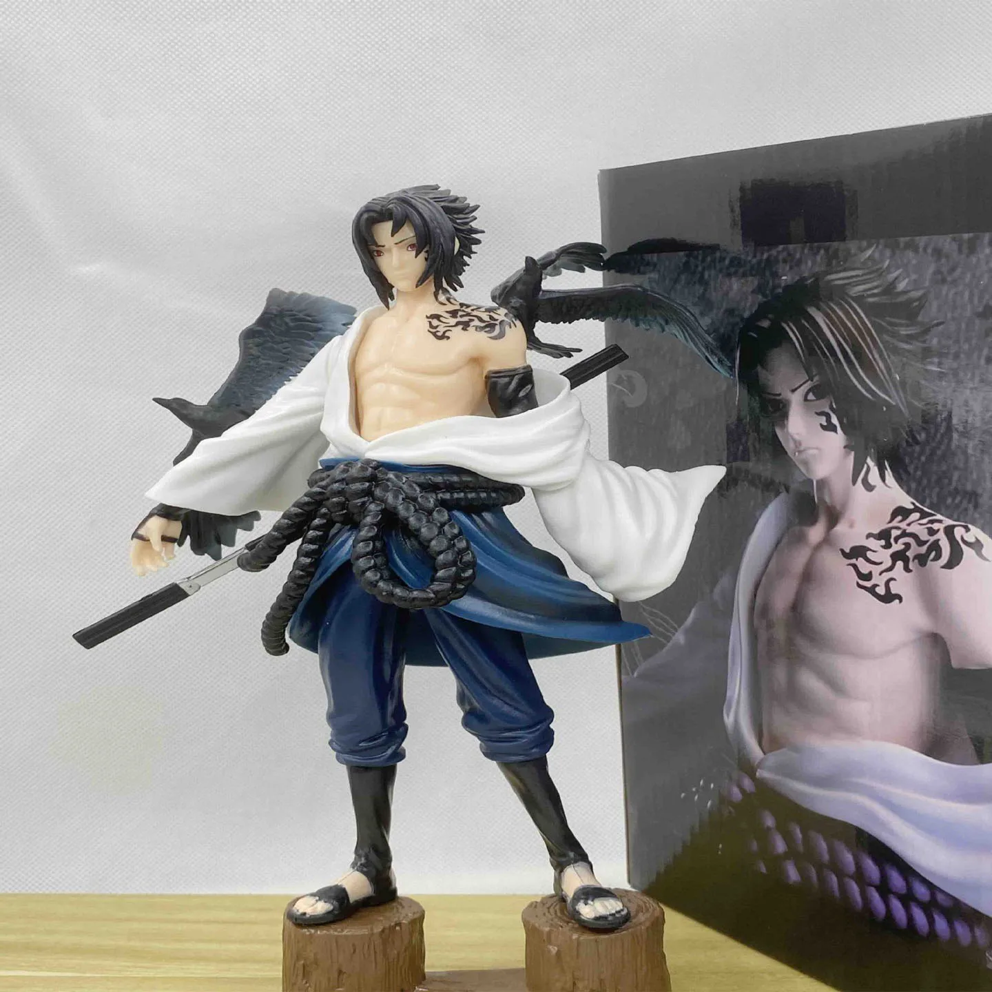 Figura-de-acci-n-de-Naruto-Crow-Stump-para-adultos-estatua-de-Uchiha ...