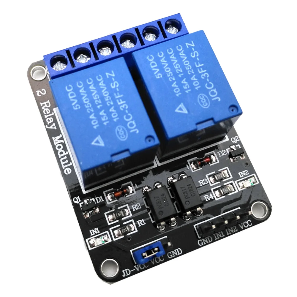 5V-12v-24v-two-2-Channel-Relay-Module-Shield-For-raspberry-Pi-relay ...