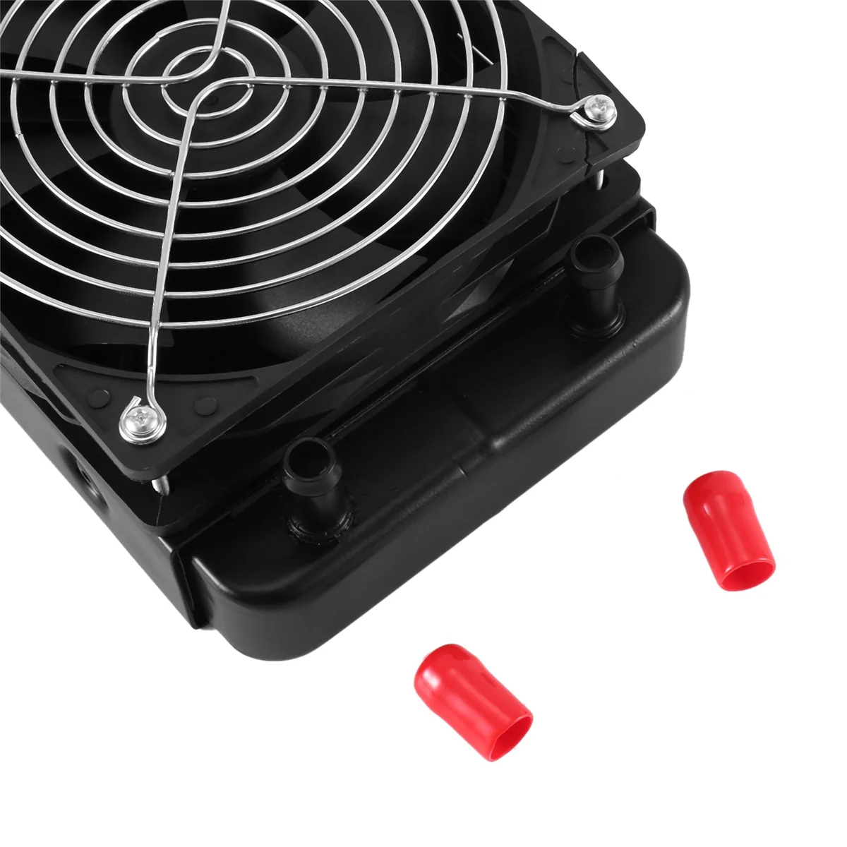Aluminum 2 Fans 240mm 10 Pipe Water Cooling Cooler Computer Radiator ...