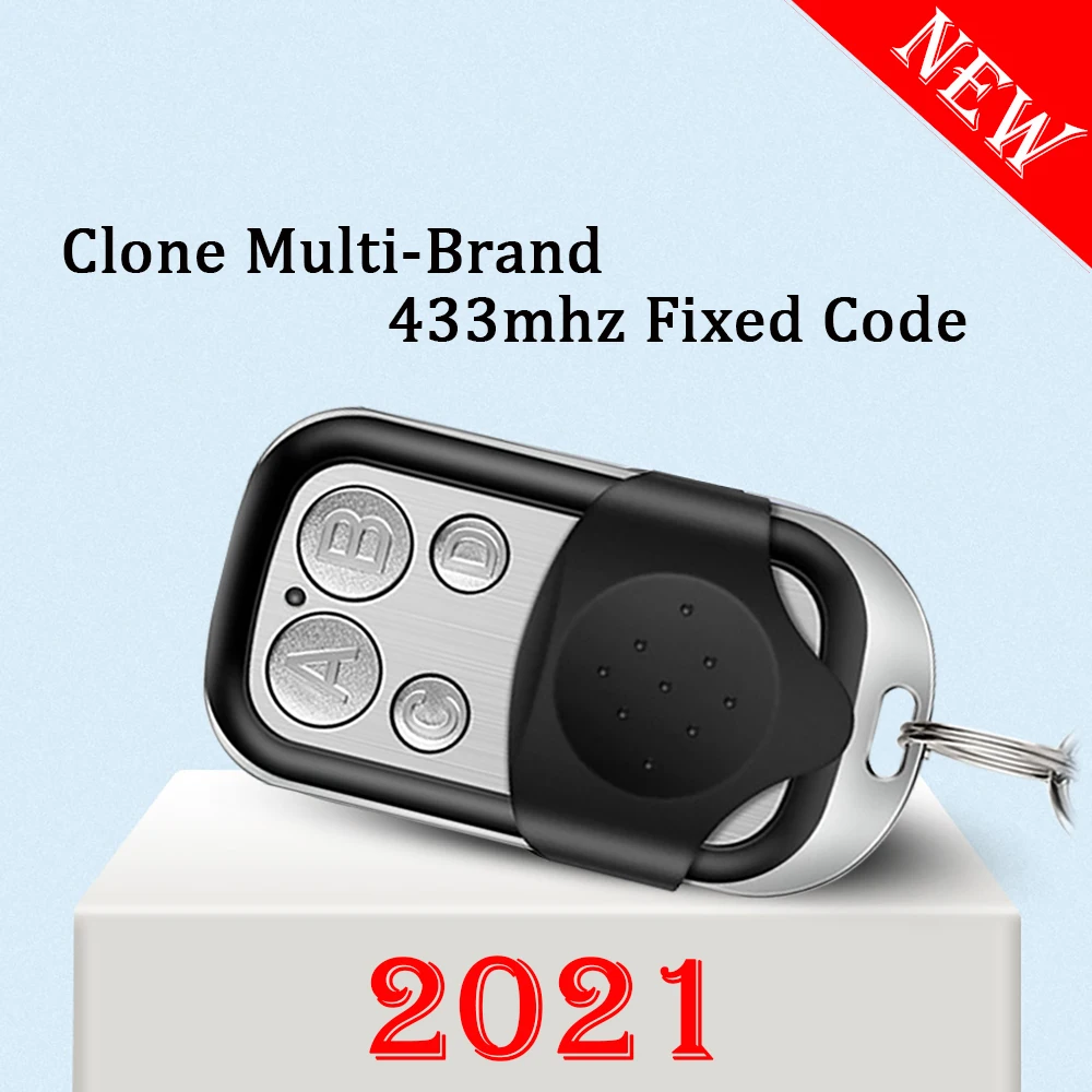 2021-NEW-433mhz-Fixed-Code-General-Multi-brand-Garage-Remote-Control ...