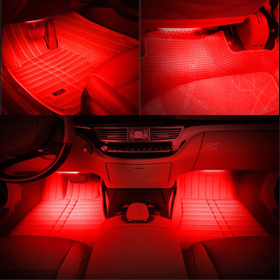 Red Interior Car Lights