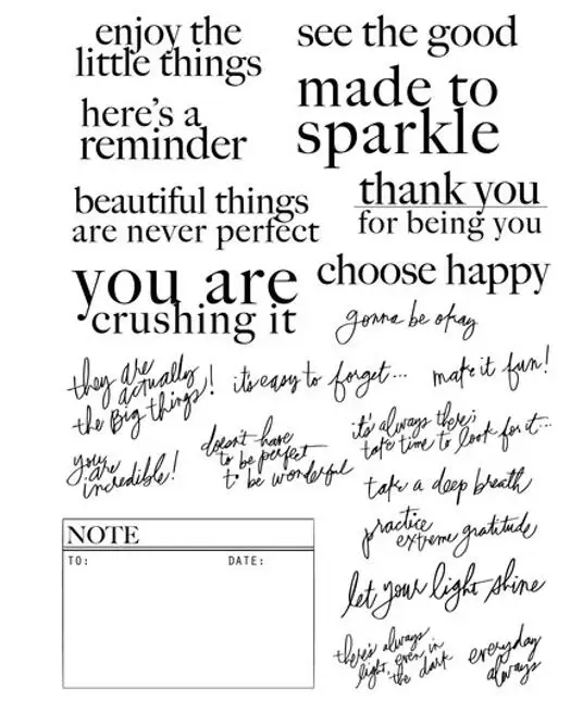 English Clear Stamp For DIY Scrapbooking Seal Card Making 8100 ...