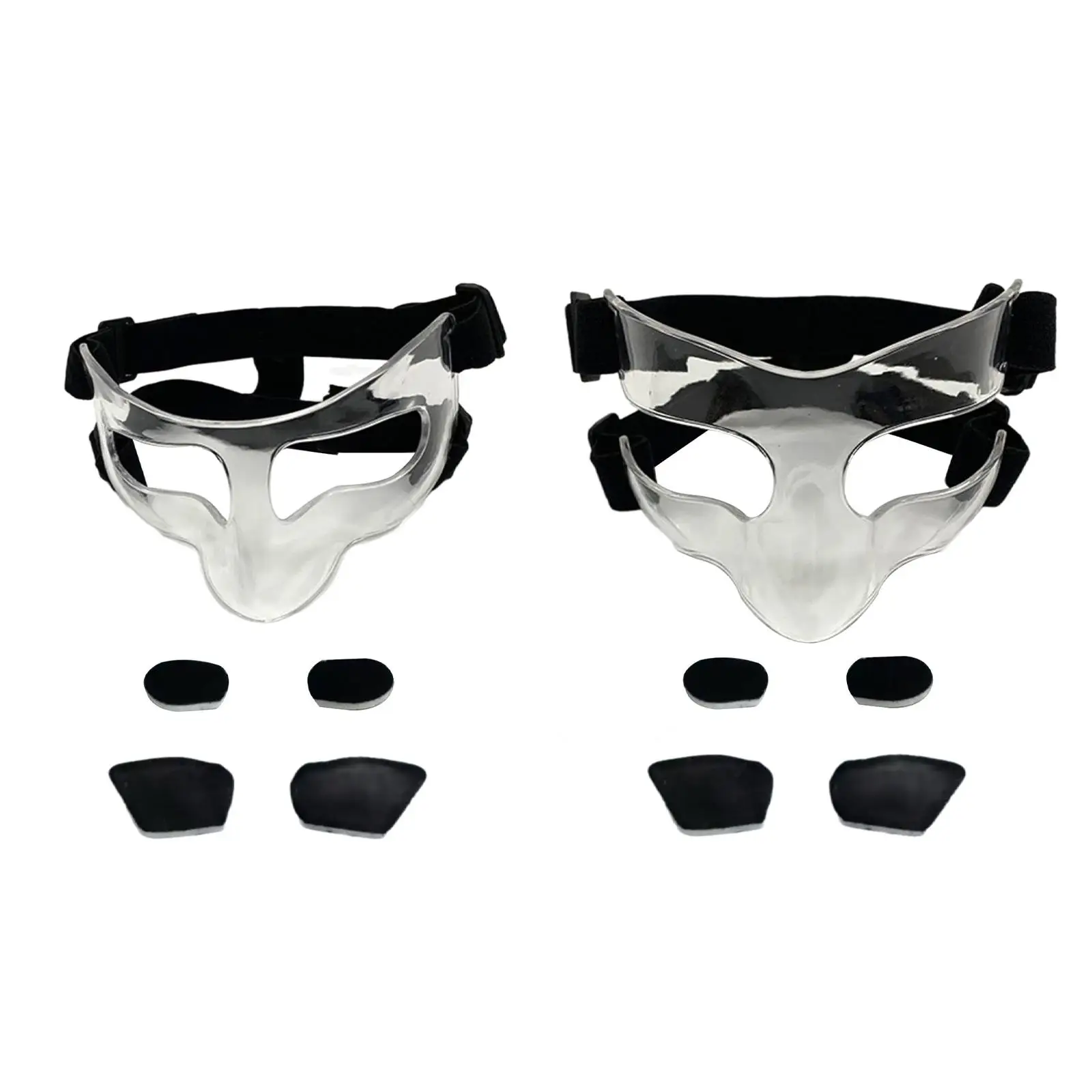Clear-Basketball-Mask-Protective-Facial-Cover-Lightweight-Face-Shield ...