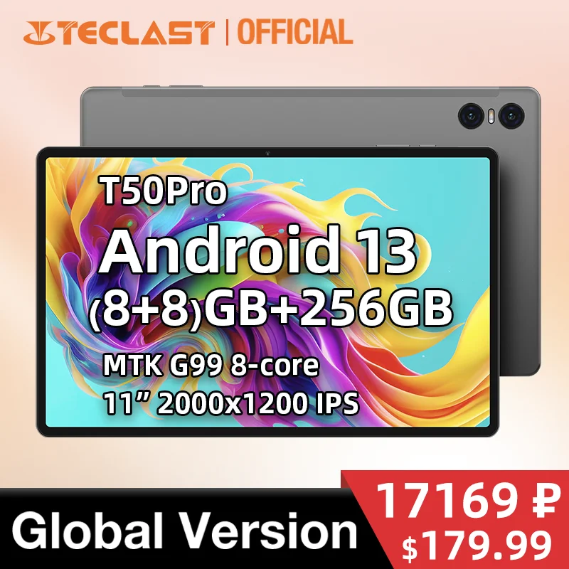 Teclast-T50Pro-11-2000x1200-Tablet-T50-Pro-MTKG99-Android-13-8GB-8GB ...