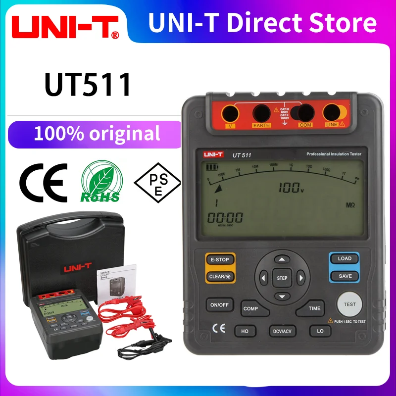 COMO UTILIZAR MEGOHMETRO Todas Sus Funciones UT 511 |Prasek, 52% OFF