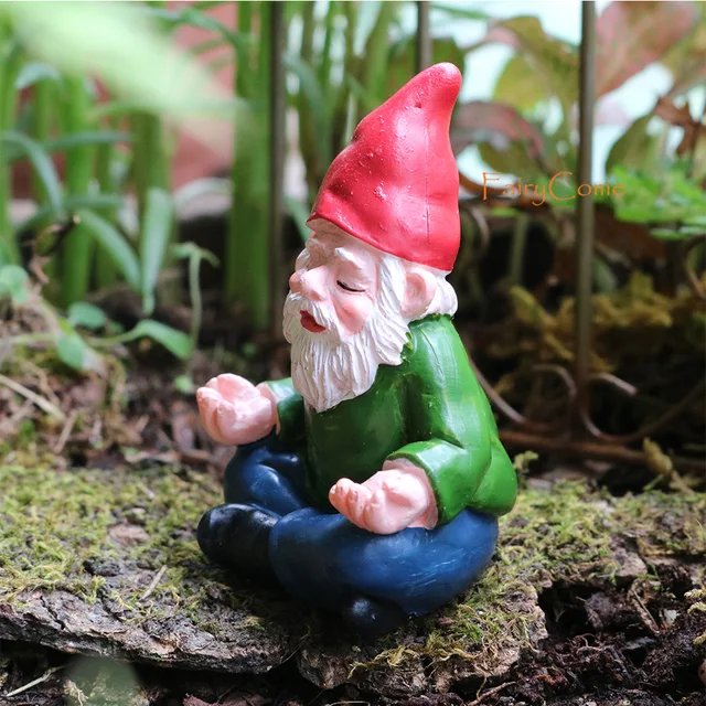 Fall Gnomes Outdoor BOXOB 30pcs Mini Resin Gnomes, 6 Colors Tiny Gnomes ...