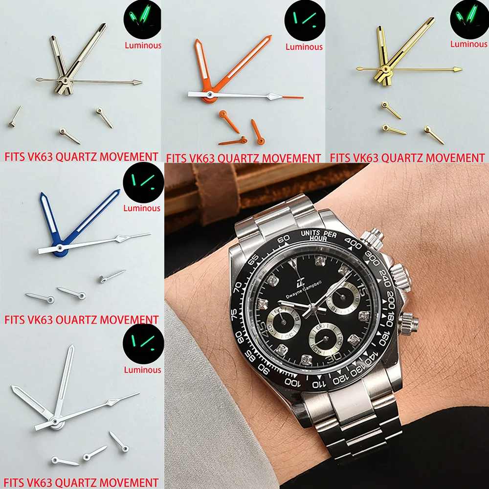 Manecillas de reloj, accesorios, manecillas para movimiento de cuarzo ...