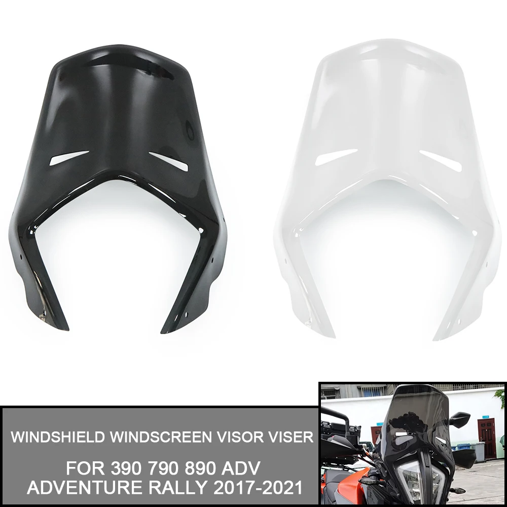 Motorcycle-Double-Bubble-Acrylic-Rally-Windshield-Windscreen-Visor ...