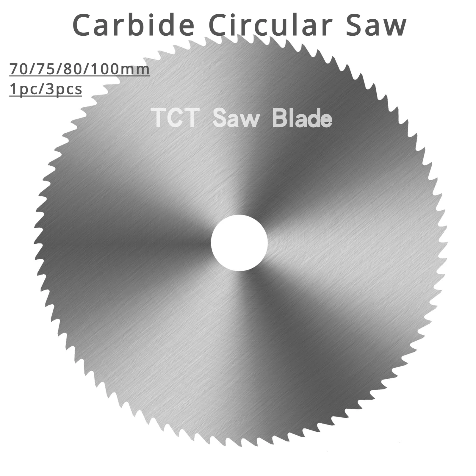 70/75/80/100mm 1pc/3pcs Carbide Circular Saw Blade Milling Cutter Tools ...