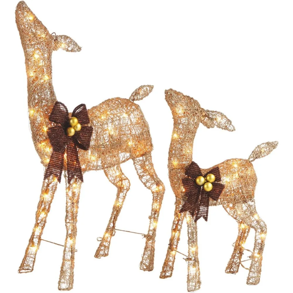 Pre-Lit-Metal-Doe-and-Fawn-Christmas-Decoration-with-Bright-Warm-White ...