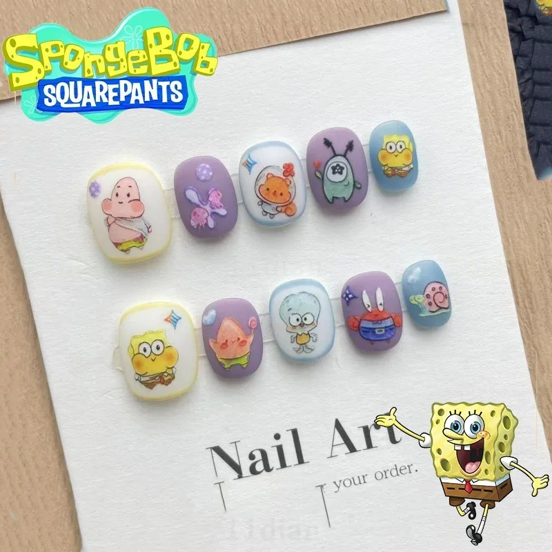 Spongebob Nail Art