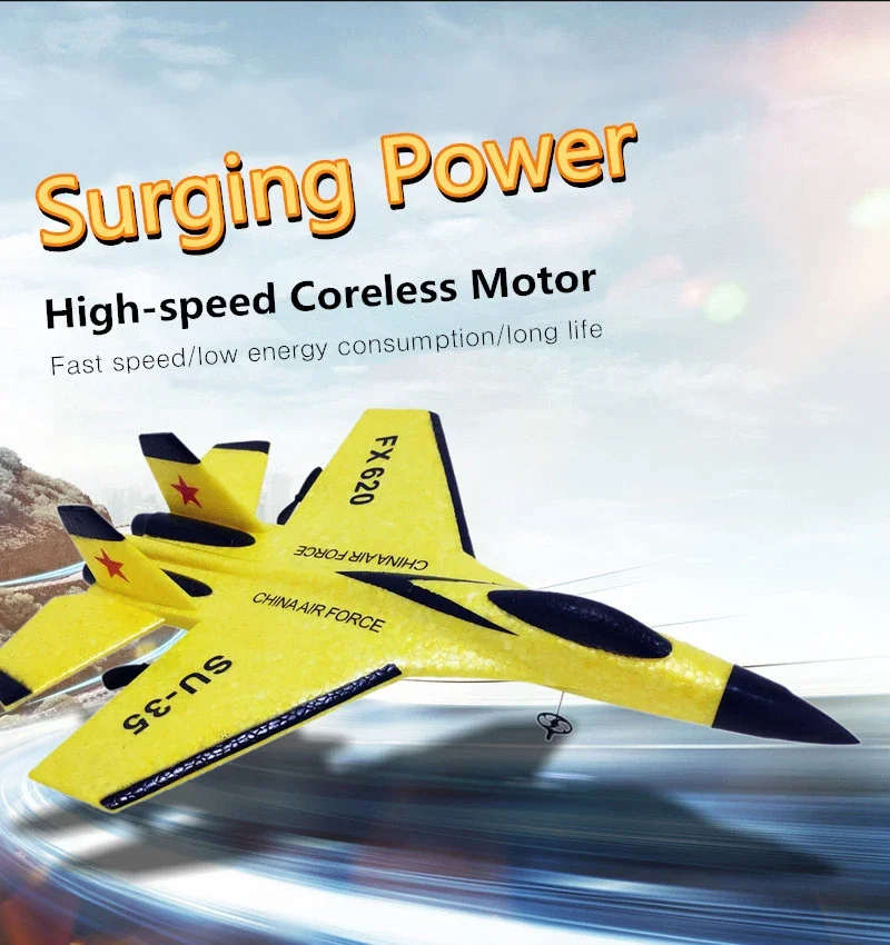 RC-Plane-SU35-2-4G-Aircraft-Remote-Control-Flying-Model-Glider-Airplane ...