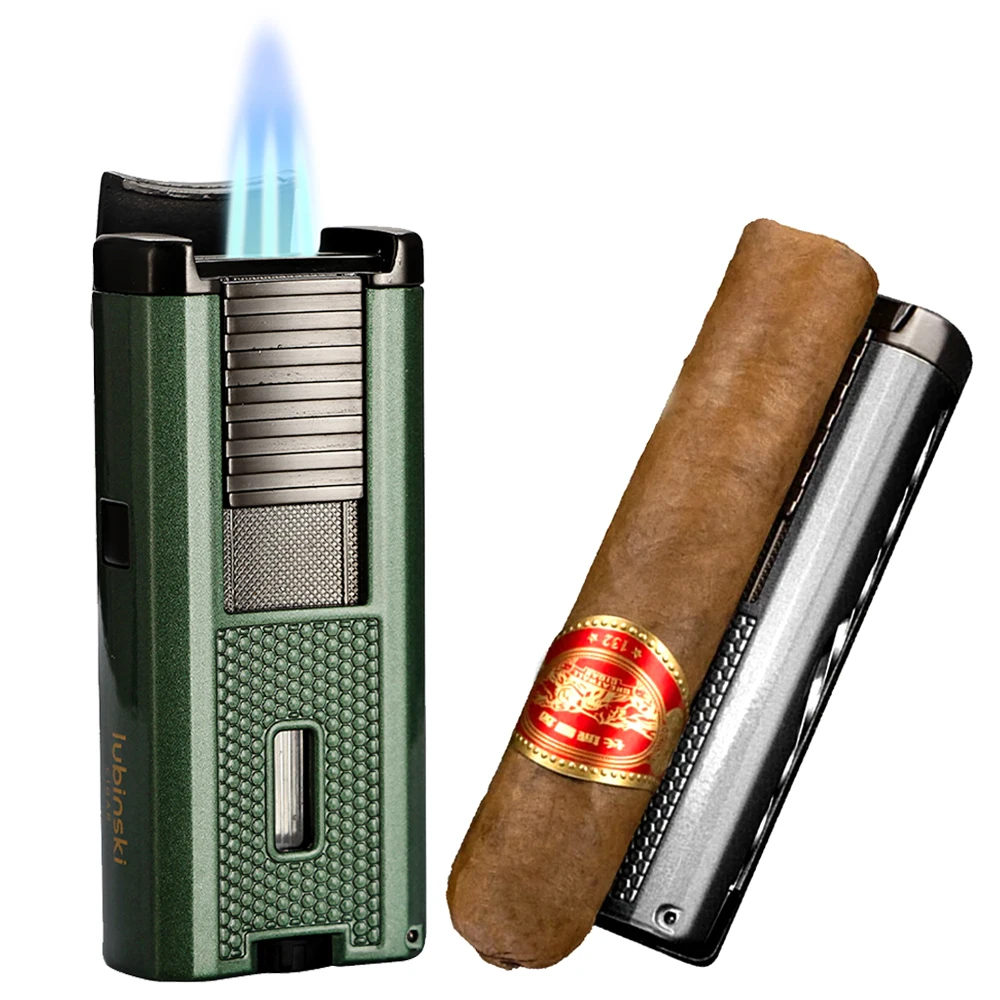 LUBINSKI-Lighter-Cigar-Needles-Dredge-Picker-Metal-Butane-Gas-Torch-3 ...