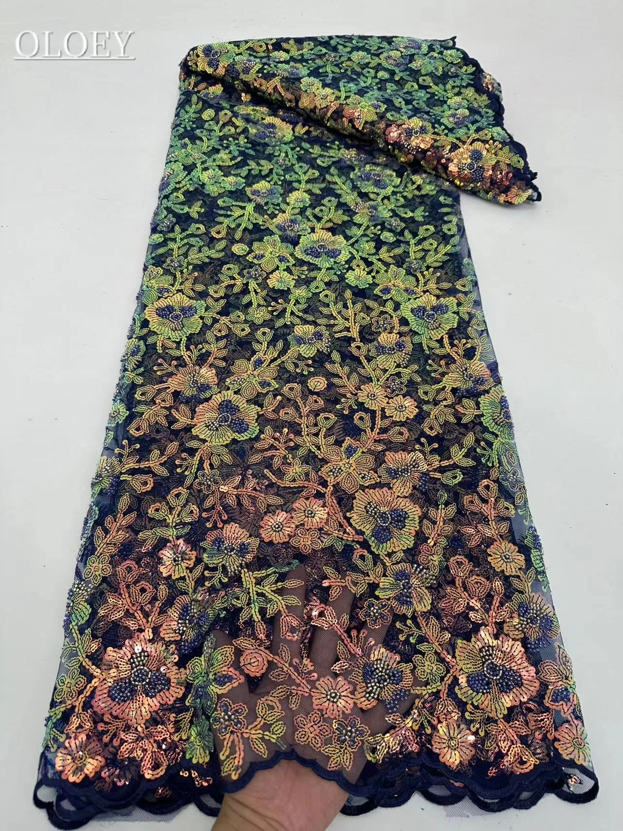 2023-mode-elegan-bordir-Prancis-kain-renda-manik-manik-kain-Nigeria ...