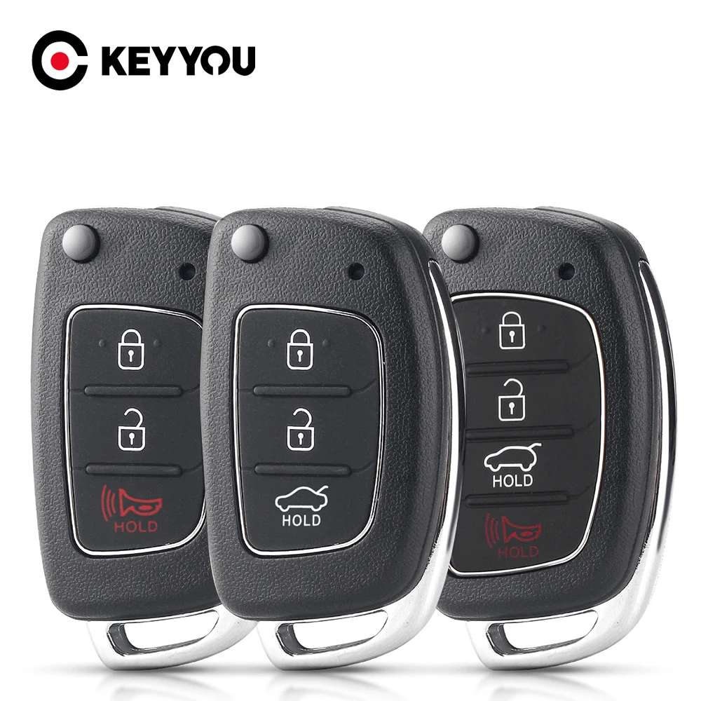 KEYYOU-2PCS-New-Car-Key-For-Hyundai-HB20-IX35-I45-SANTA-FE-Accent-I40 ...