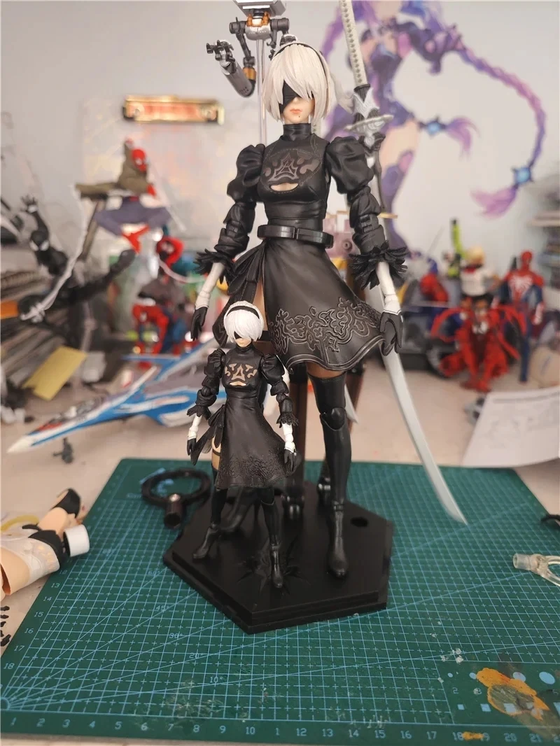 Anime-Jogar-Artes-Figuras-de-A-o-Pa-Nier-Automata-2b-Dx-Vers-o-Modelo ...