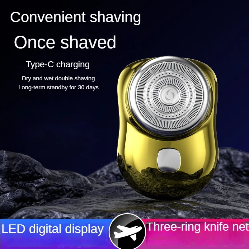 Men-s-Electric-Shaver-Portable-Mini-Beard-Trimmer-Wet-and-Dry-Dual ...