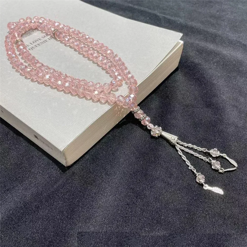 Islamic Tasbih Muslim Rosary Beads Glass 99 Prayer Rosary For Men ...