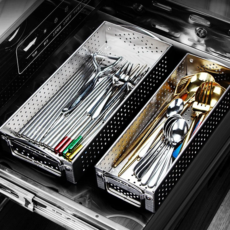 304-Stainless-Steel-Cutlery-Box-Chopstick-Holder-Kitchen-Tableware ...