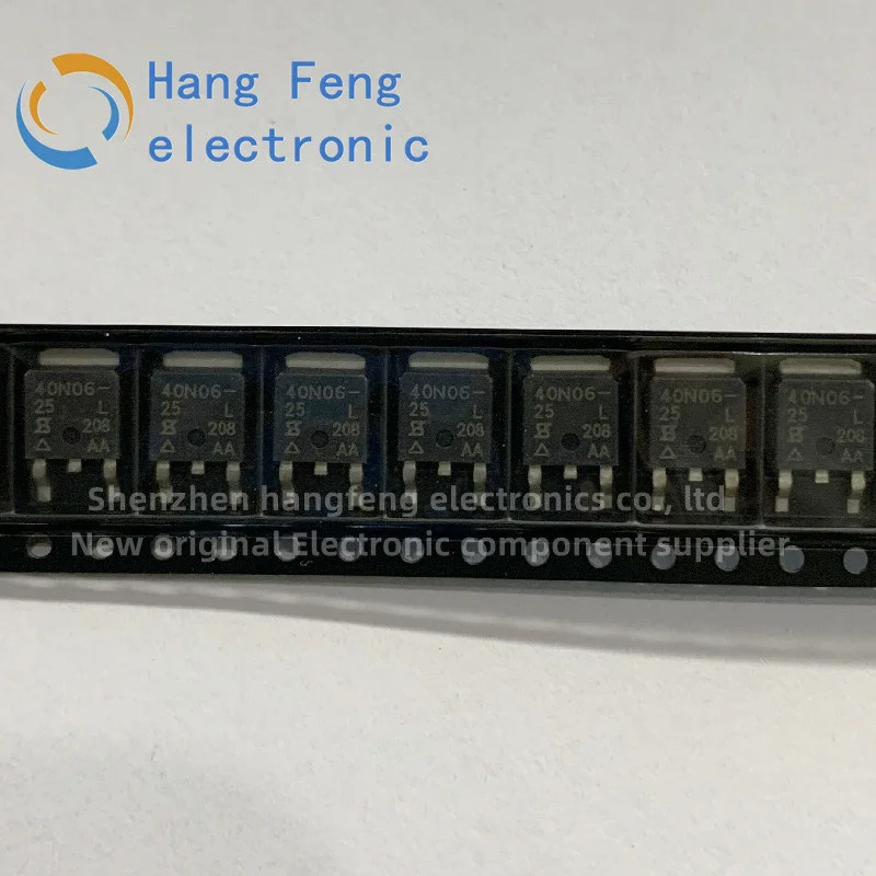 10PCS-SUD40N06-25L-SUD40N06-TO252-N-Channel-MOS-FET-30A-60V-40N06-25L ...