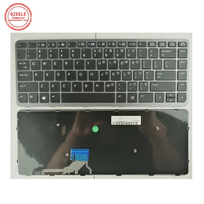Us New Layout Keyboard For Hp Elitebook Folio 1040 G1 1040 G2 Backlit ...